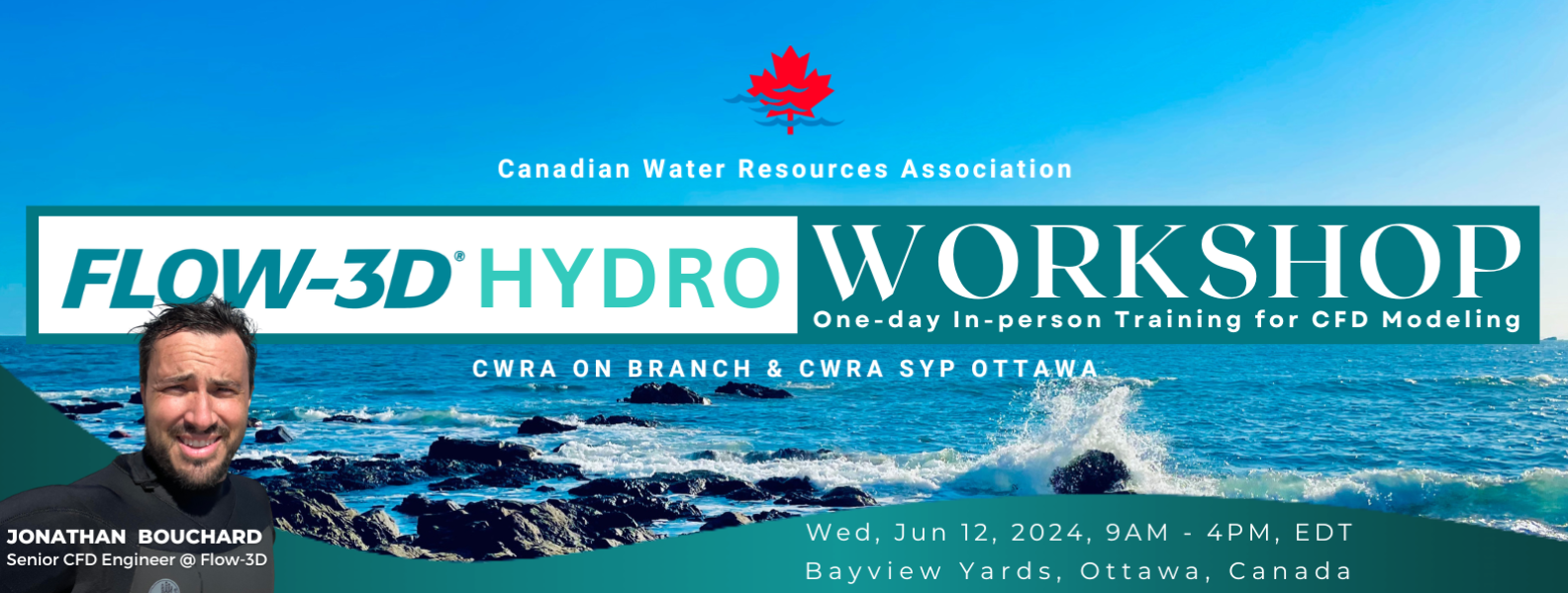 June 12, 2024: 9-4 PM EDT: Flow-3D Hydro Workshop - Canadian Water ...