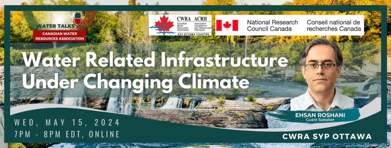 May 15, 2024: 7:00 PM ET: SYP Ottawa Water Talks Event: Water Related ...